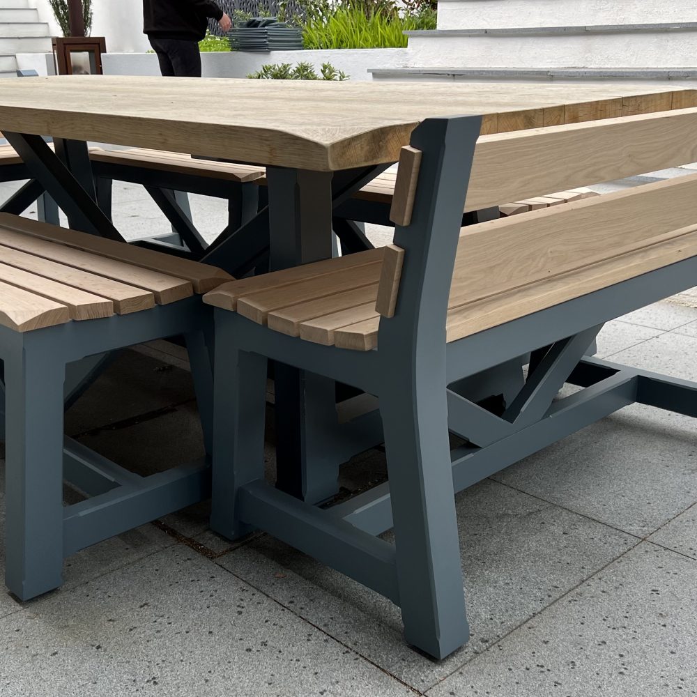 Traditional Wooden Garden Benches & Tables crafted from Oak, Iroko or ...