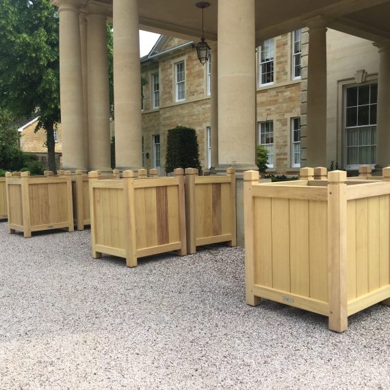 Classic Hertford Wooden Planter | Bespoke Hardwood