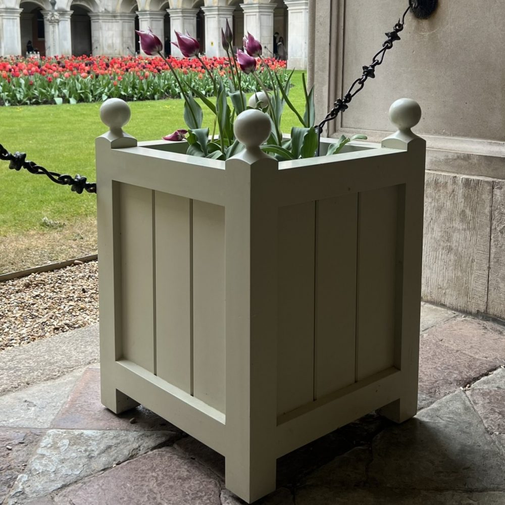 Classic Hertford Wooden Planter | Bespoke Hardwood